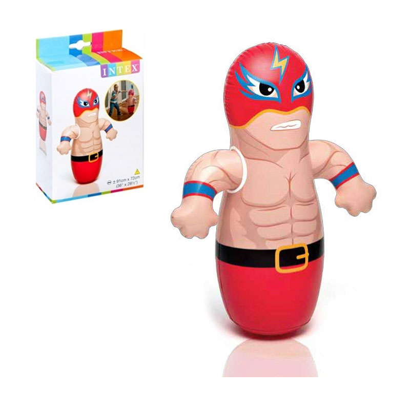 Hinchable Luchador tentetieso 3D 97cm - modelo 1 - Kilumio