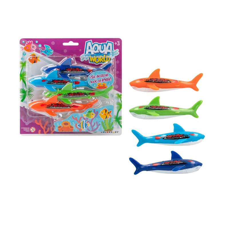 Juego acuático tiburones Aqua World - Kilumio