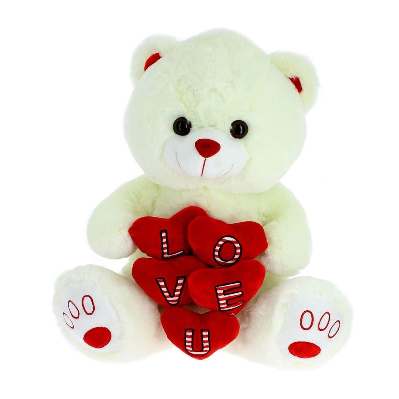 Peluche Oso Rosa 45 Cm Corazon Negro Love Ubicaciondepersonascdmxgobmx